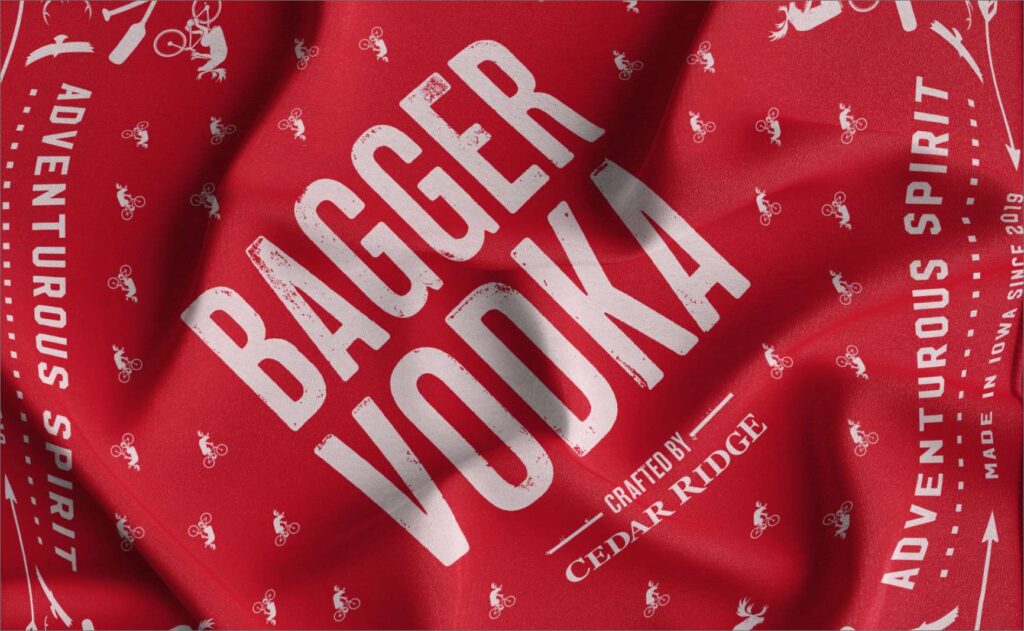 FUEL | Cedar Ridge Bagger Vodka | Brand Identity, Logo Design, Web ...